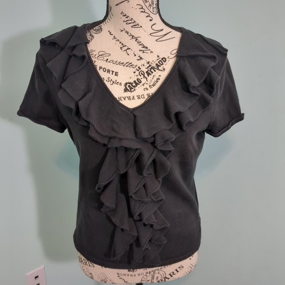 Lauren Ralph Lauren | Sweaters | Lauren Ralph Lauren Front Ruffled Trim ...